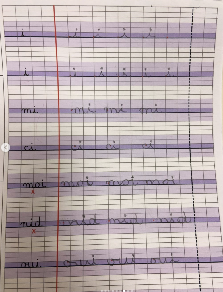 Cahier d’écriture GS – La maternelle pailletée
