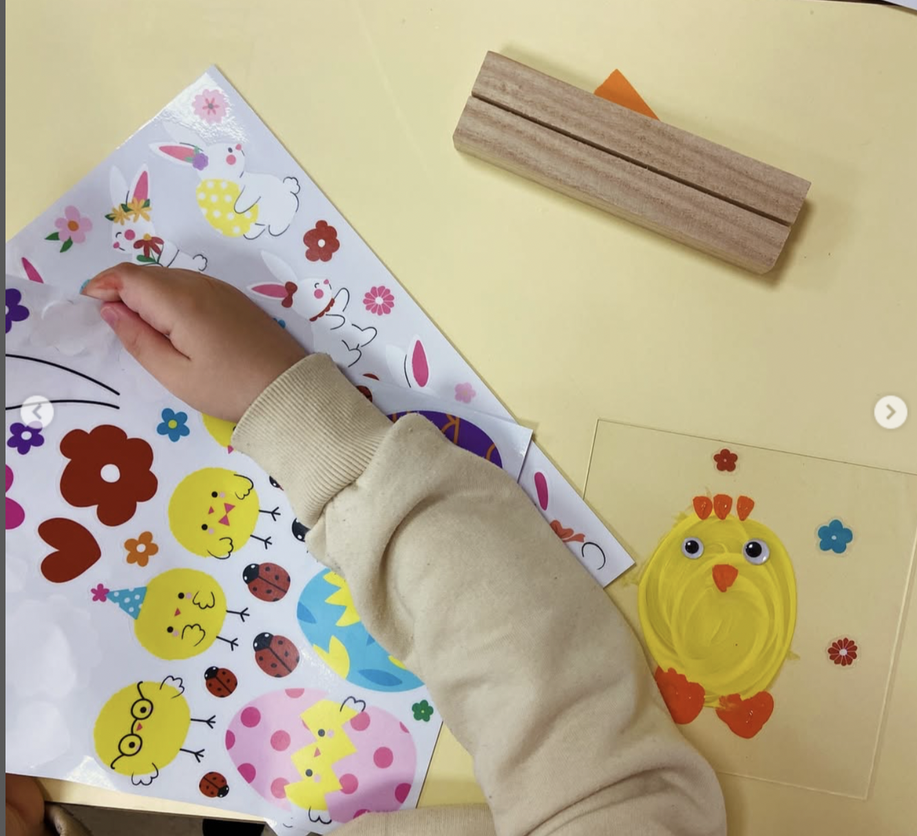 Portrait lapin ou poussin – La maternelle pailletée