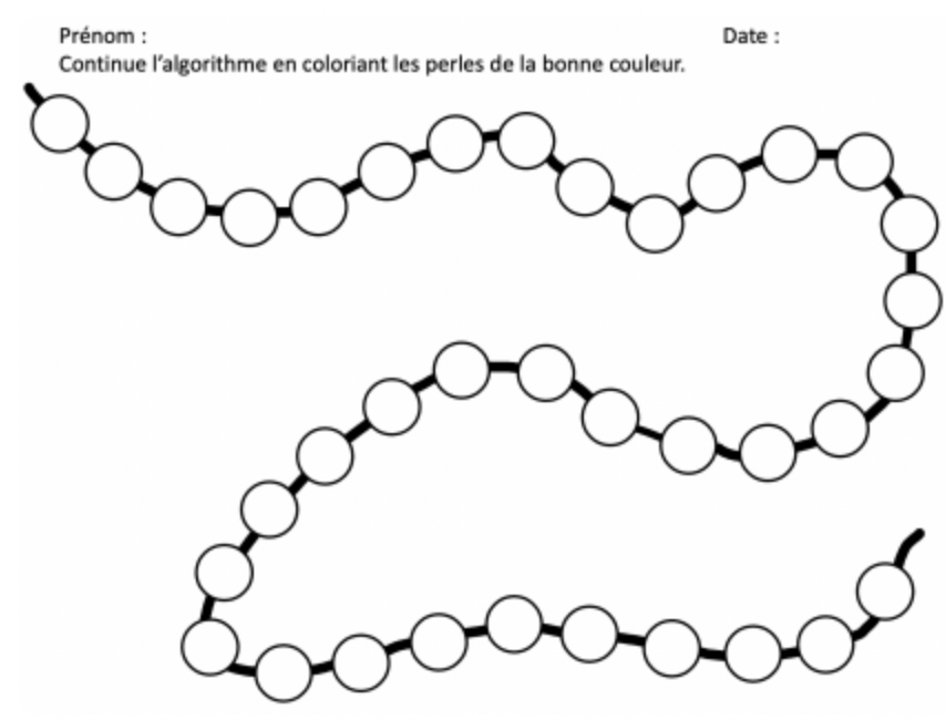 Algorithmes PS MS GS – La maternelle pailletée