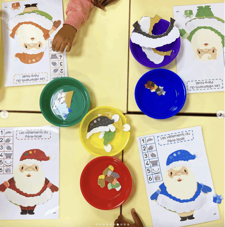 Jeu : les vêtements du Père Noël – La maternelle pailletée